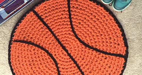 Beautiful Skills - Crochet Knitting Quilting : Crochet Basketball Rug ...