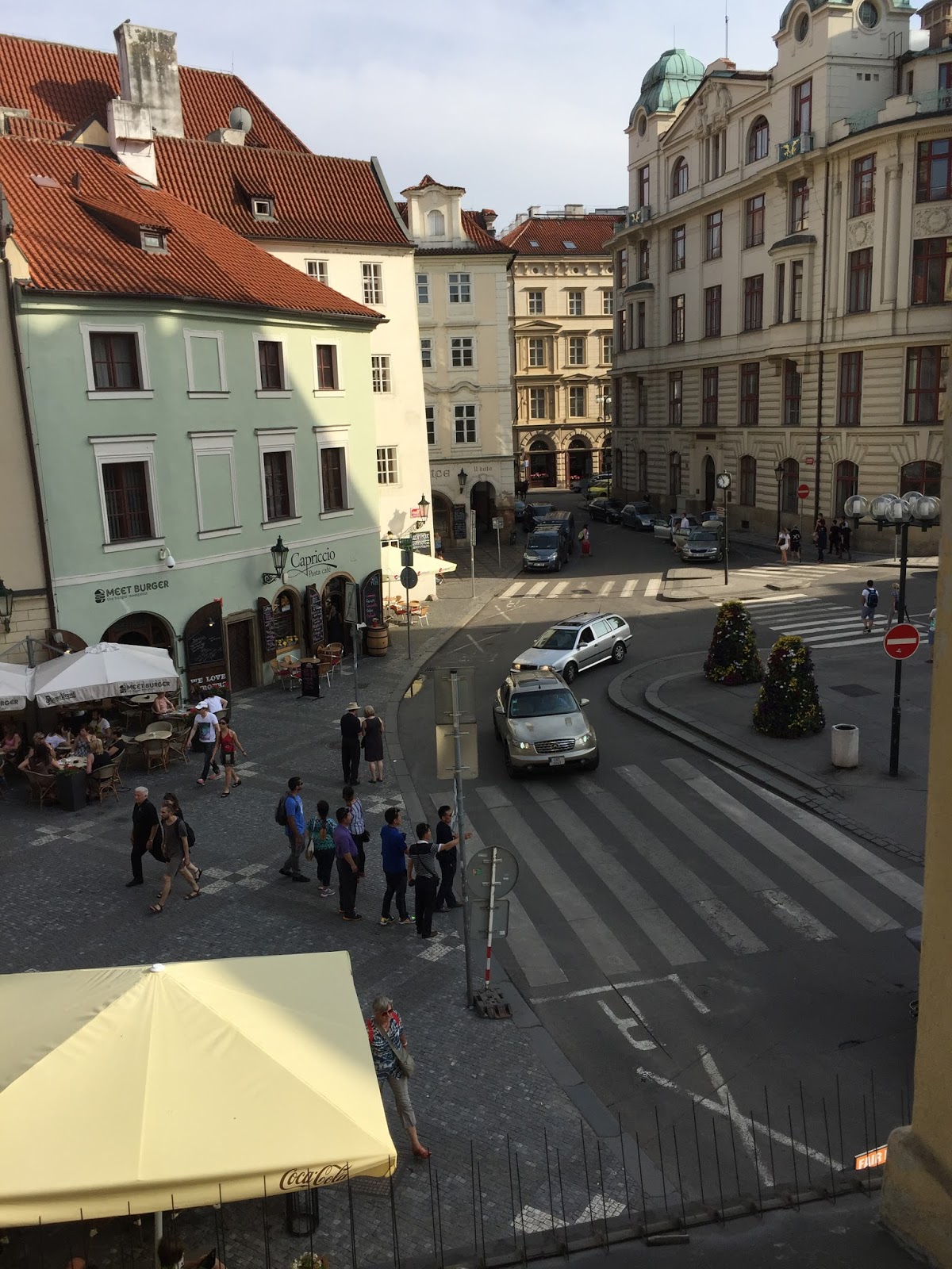 Tom in Prague: Day 2 - Namesti Franze Kafky - Franz Kafka Square