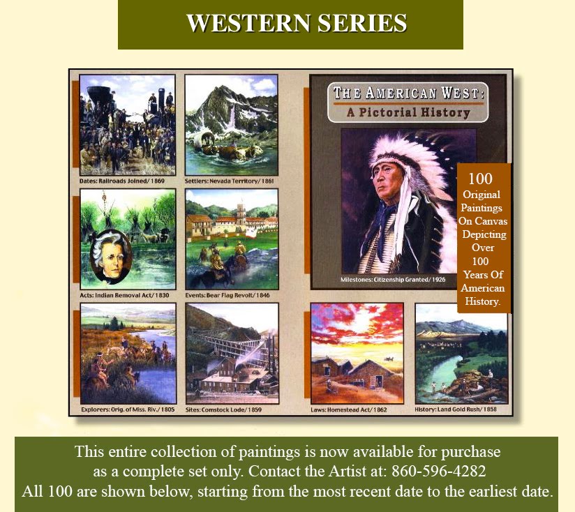 The American West: A Pictorial History 100 Paintings Depicting The ...