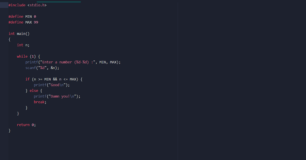 C program to validate input C program to validate input