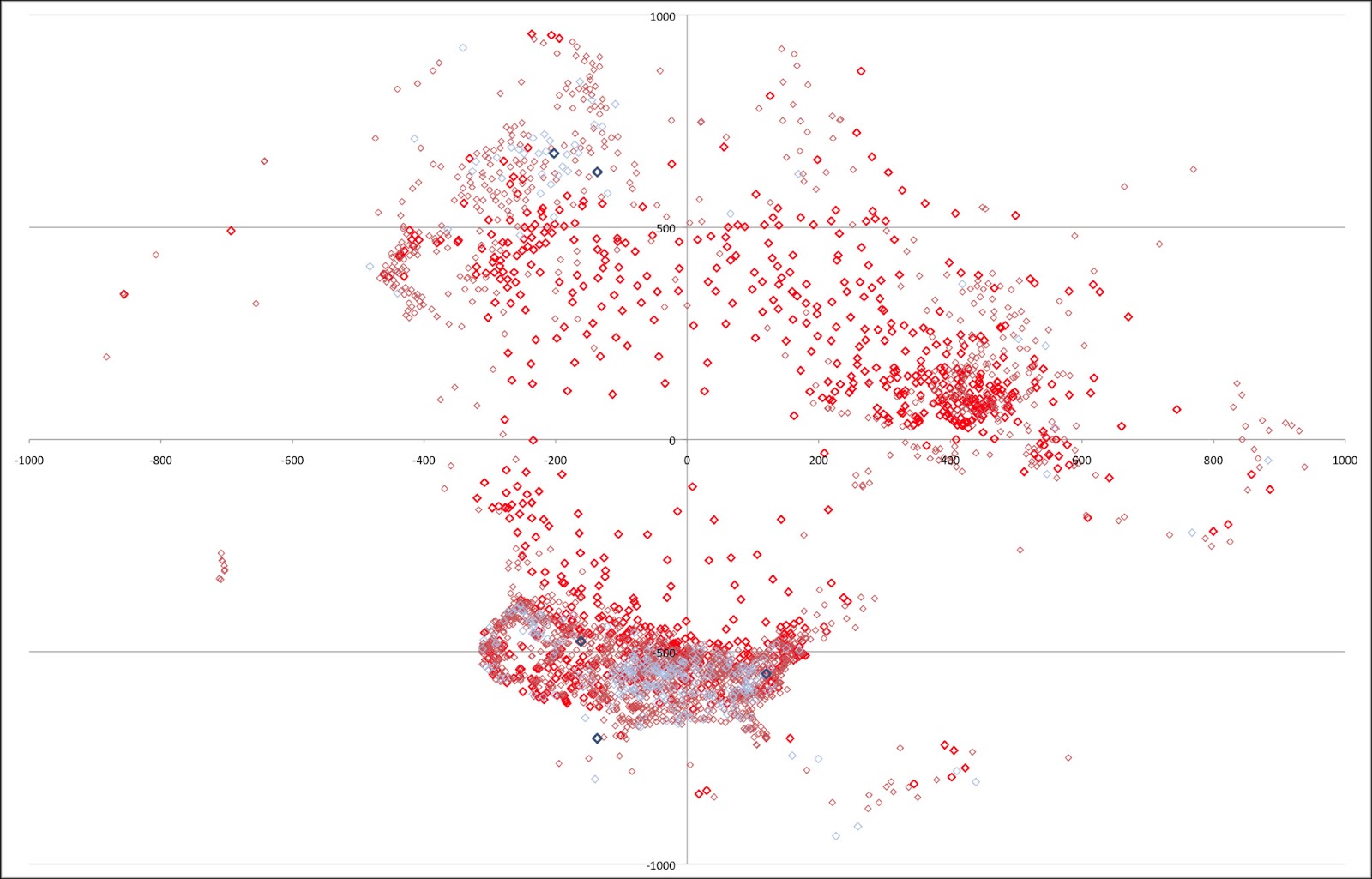 Math Year 2013: Consistent weather station map:Northern Hemisphere 1955 ...