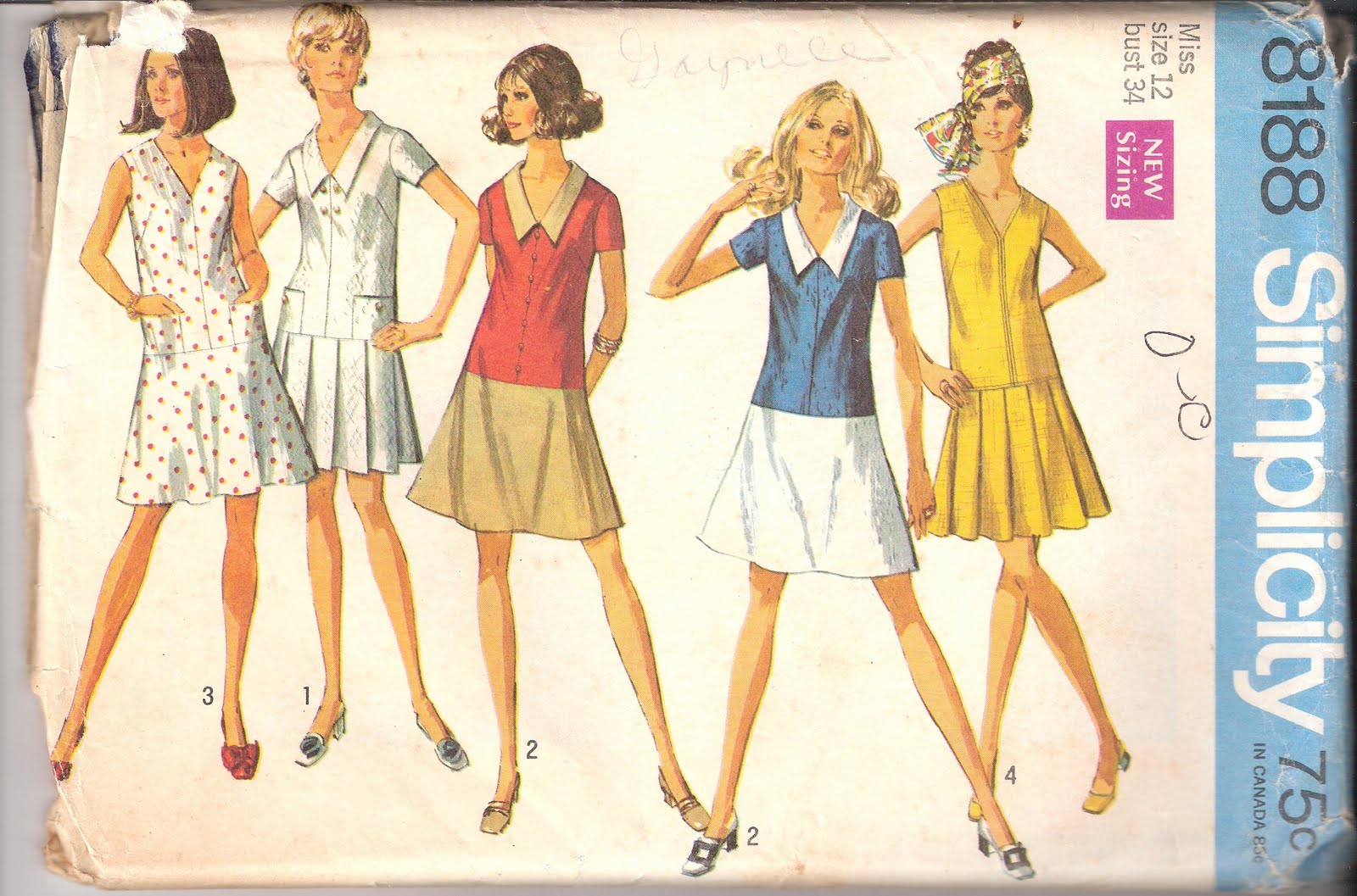 The Knack...And How To Get It: Vintage '60s Fashion Patterns!