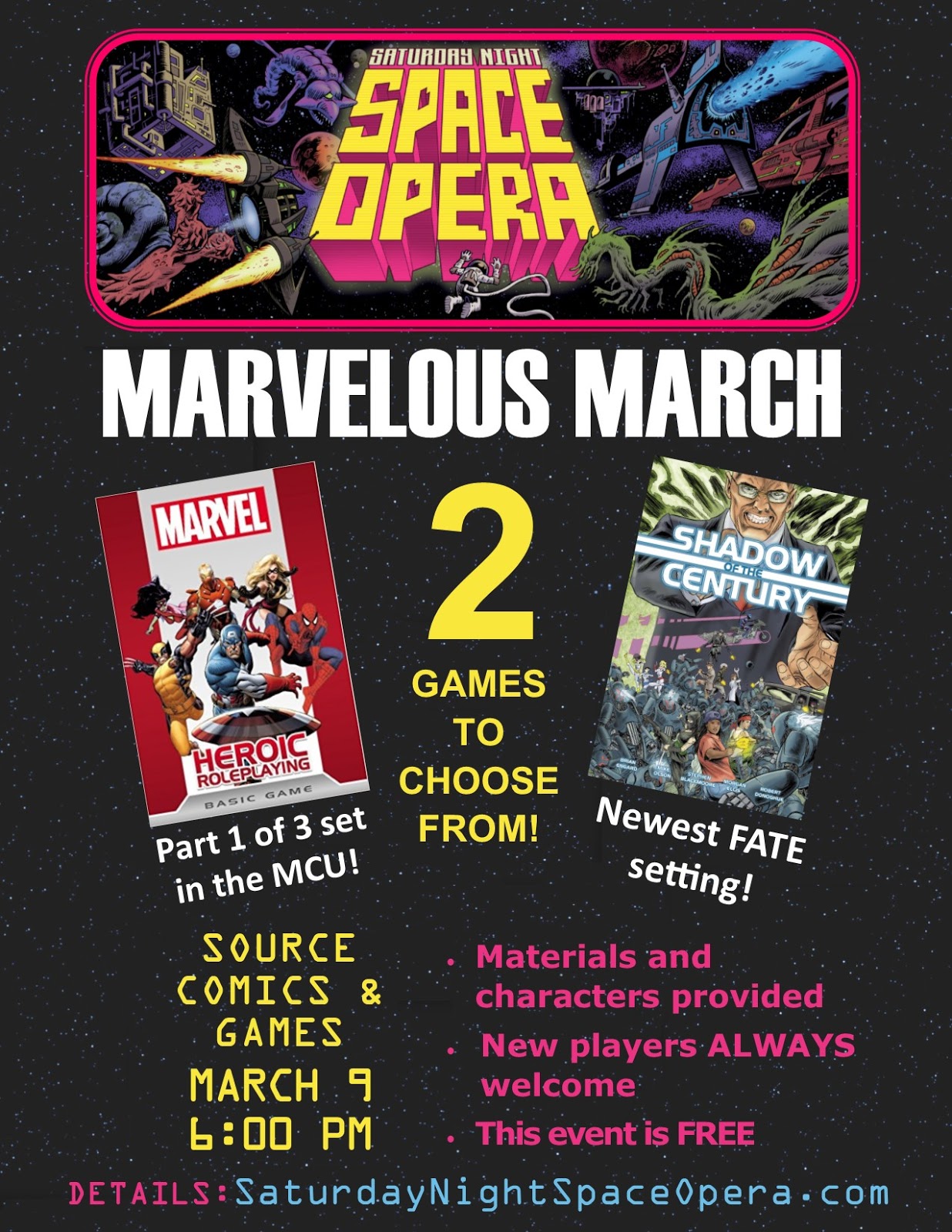 Saturday Night Space Opera!: MARVELOUS MARCH!