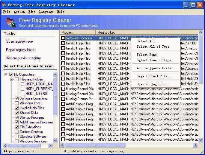 How To Scan and Fix Registry with Registry Cleaner? ~ Dream Stuff Store
