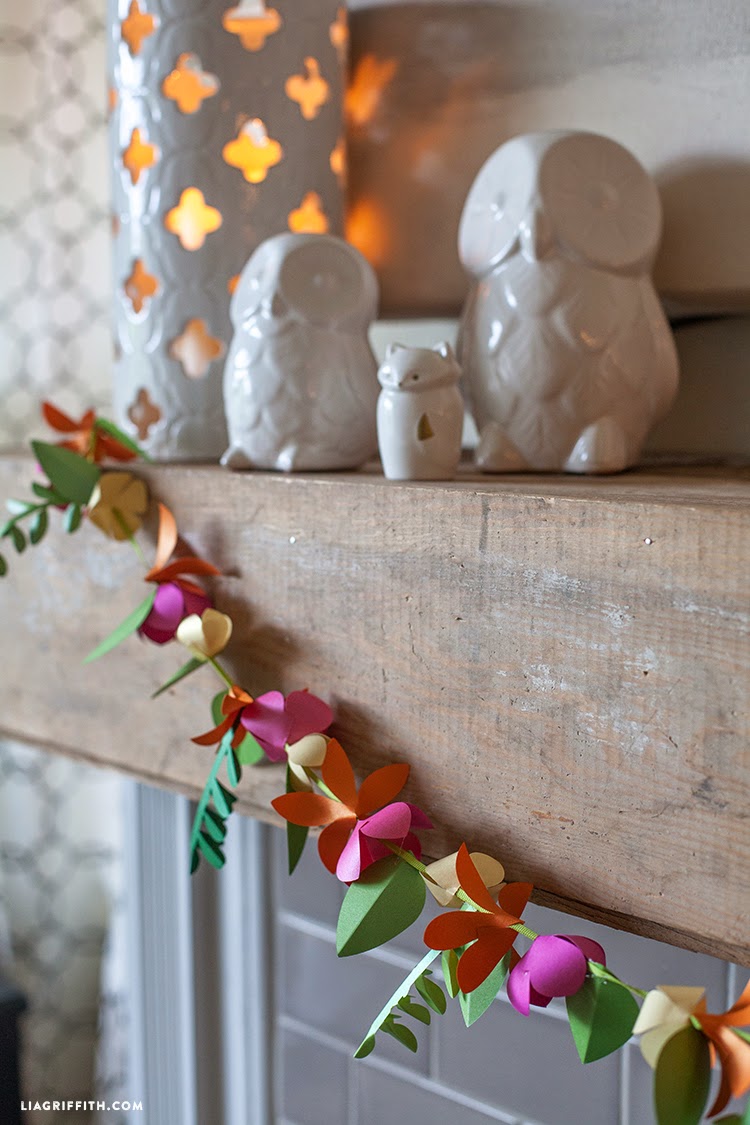 Enchanted Revelries: Spring Paper Flower Garland Tutorial