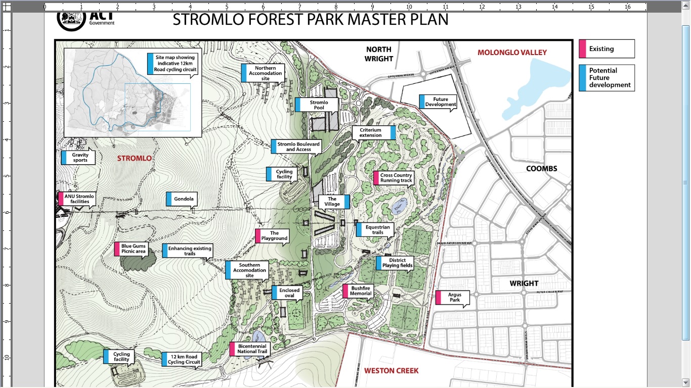 A new Stromlo Forest Park master plan ~ School of Running