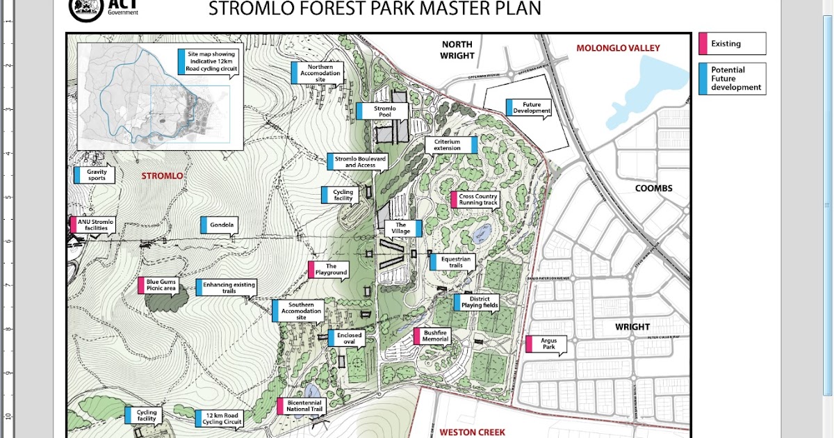A new Stromlo Forest Park master plan ~ School of Running