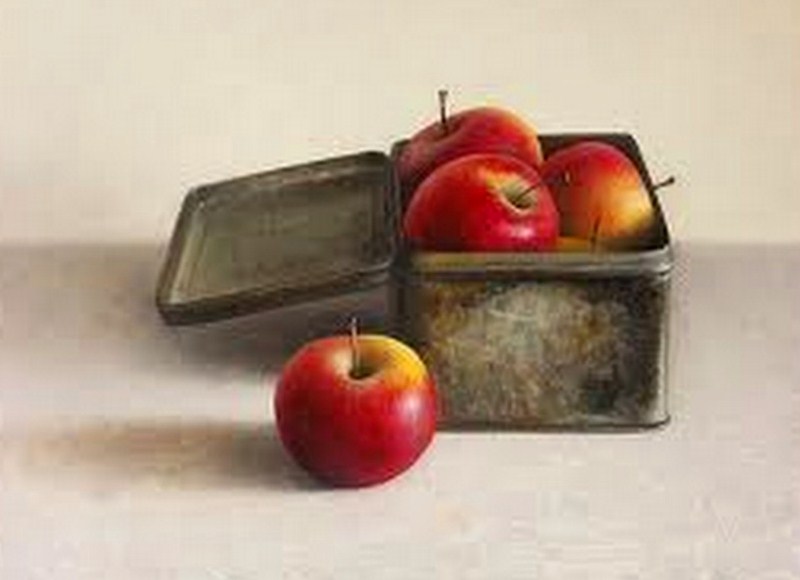 Historia y evolución de la pintura artística : Manzanas en bodegones