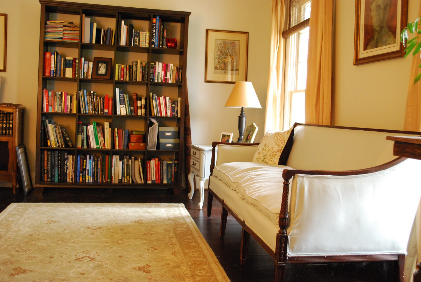 Between Blue and Yellow: Library Makeover