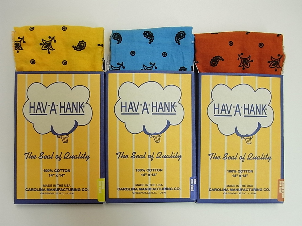CHAD'S DRYGOODS: DON'T CRY OVER SPILLED MILK, HAV-A-HANK