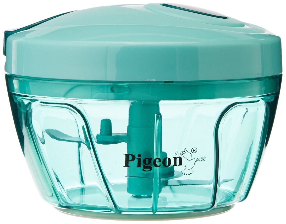 Pigeon New on hand Chopper with 3 Blades, green - Amazon Shope