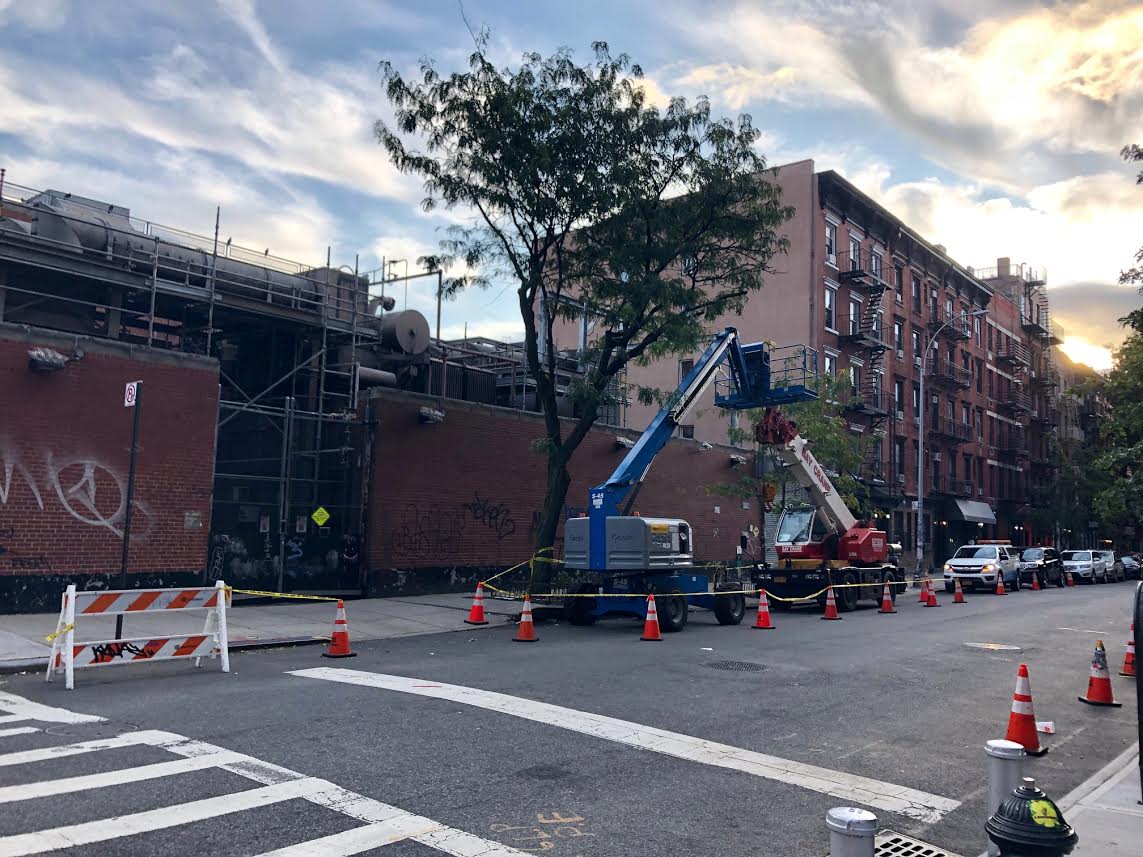 EV Grieve: Pigeon-proofing the Con Ed substation on Avenue A and 5th Street