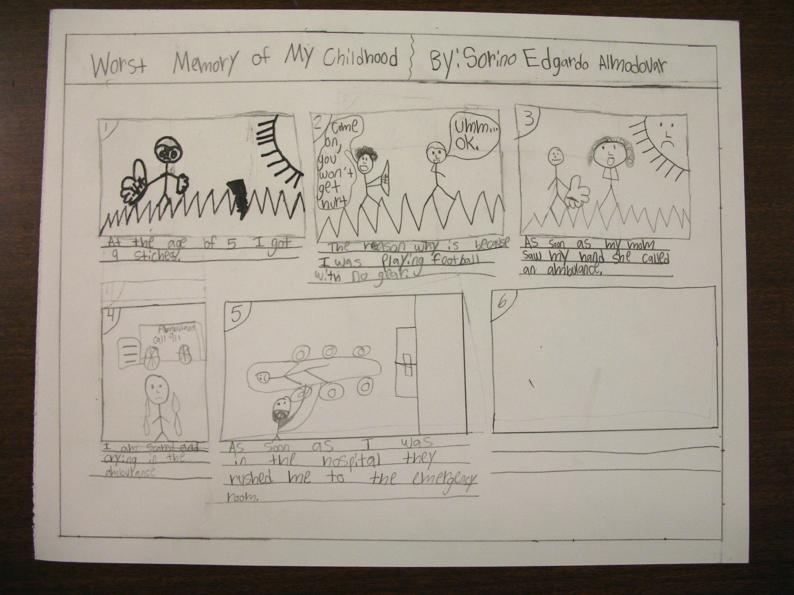 Coonley Art Studio: Autobiographical Comic Strips
