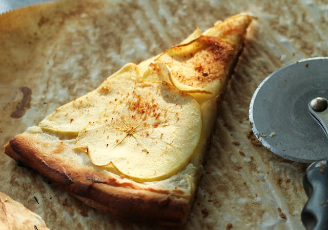 Apple Tarte Flambée - Ever Open Sauce