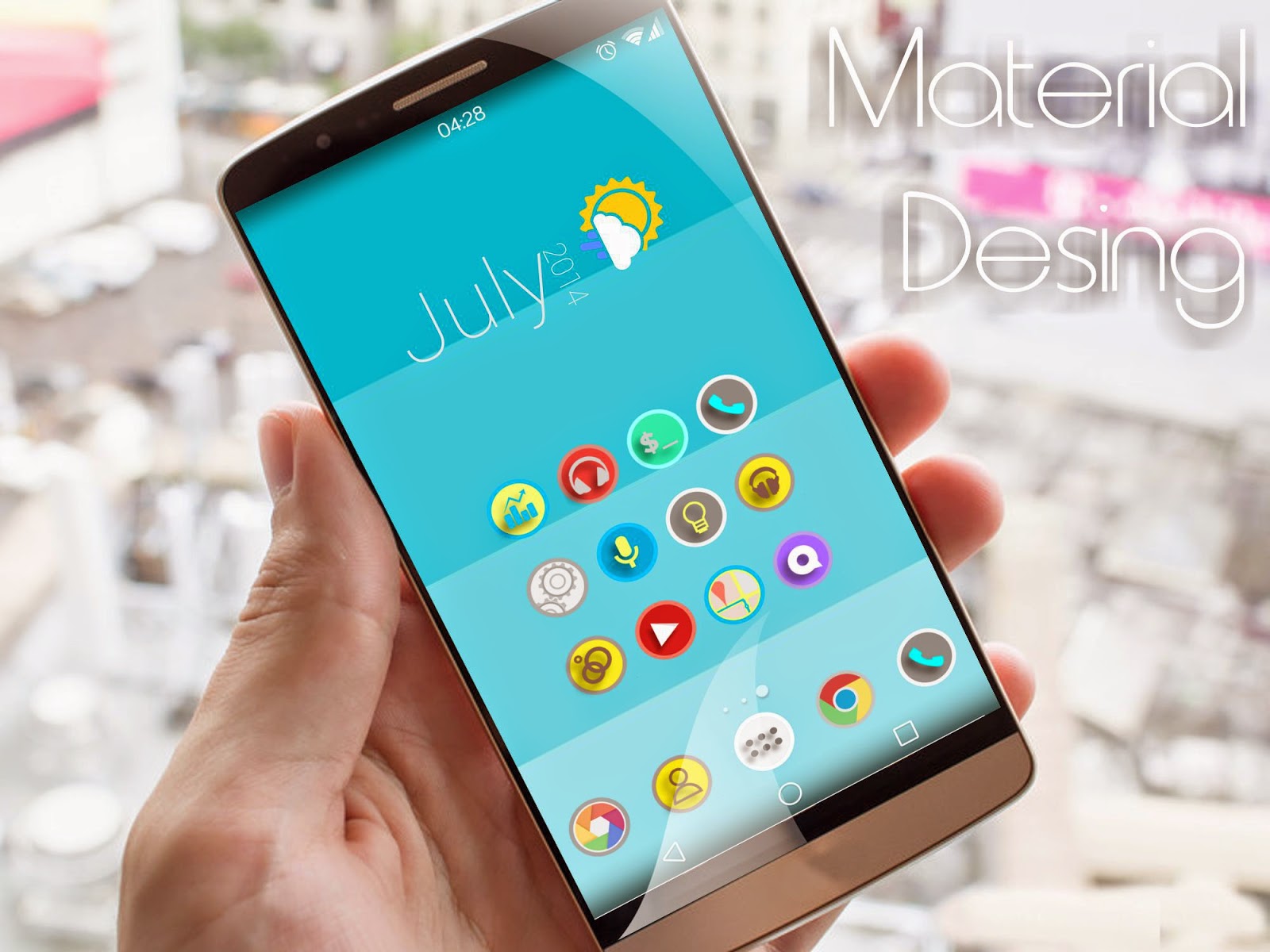 Studio Android Design themes icon pack: Material Design Concept Theme ...