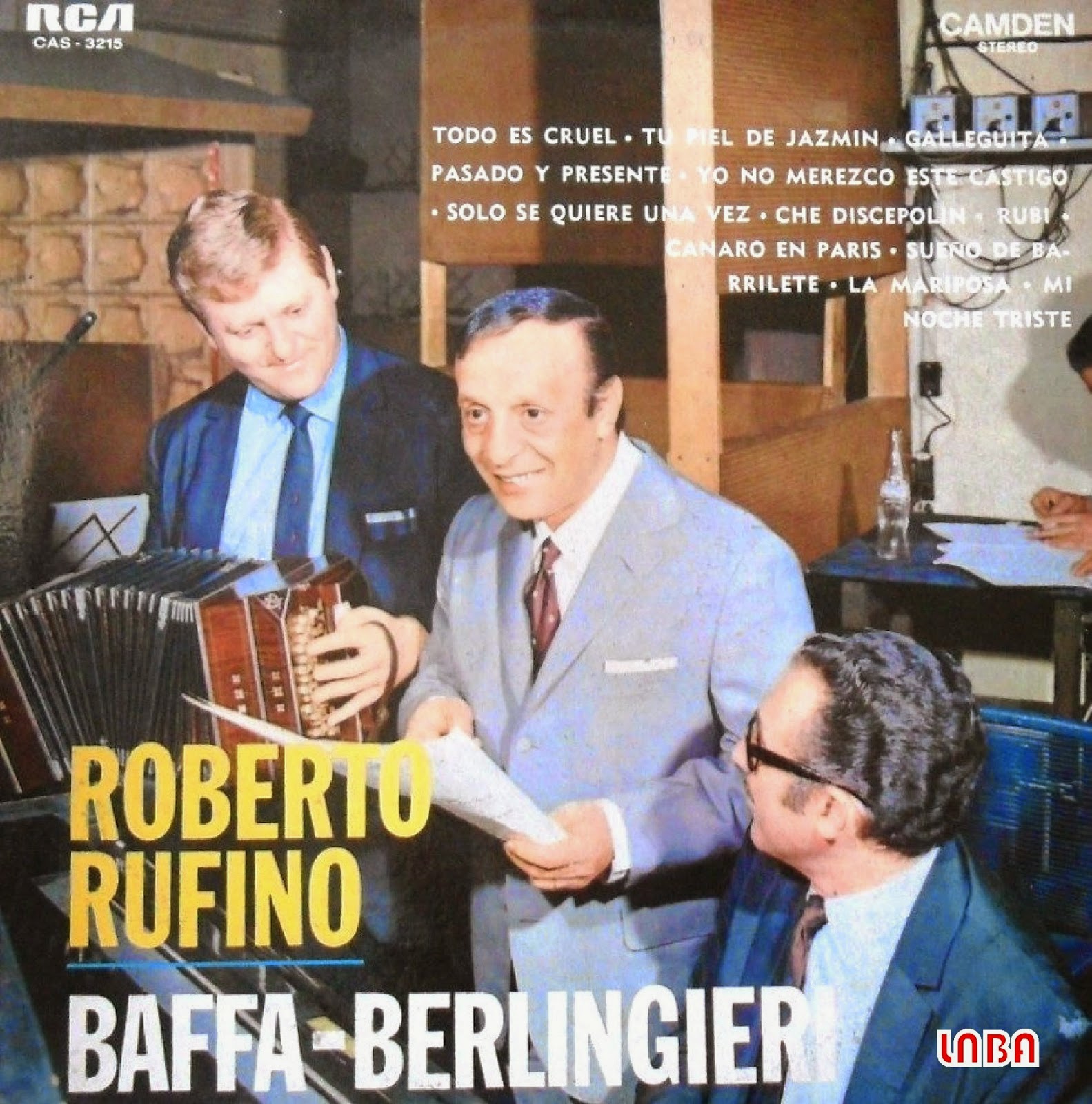 La nova Botica del Aleman.: Tango - Roberto Rufino - Baffa – Berlingieri
