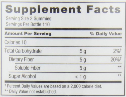 vitafusion Fiber Gummies, 220 Count "Sugar Free": VITAFUSION FIBER ...