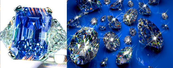El Arte de la Orfebrería y Joyería : Los diamantes azules