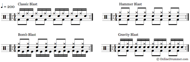 Drumswire: The Simple Explanation of Many Types of Blast Beats