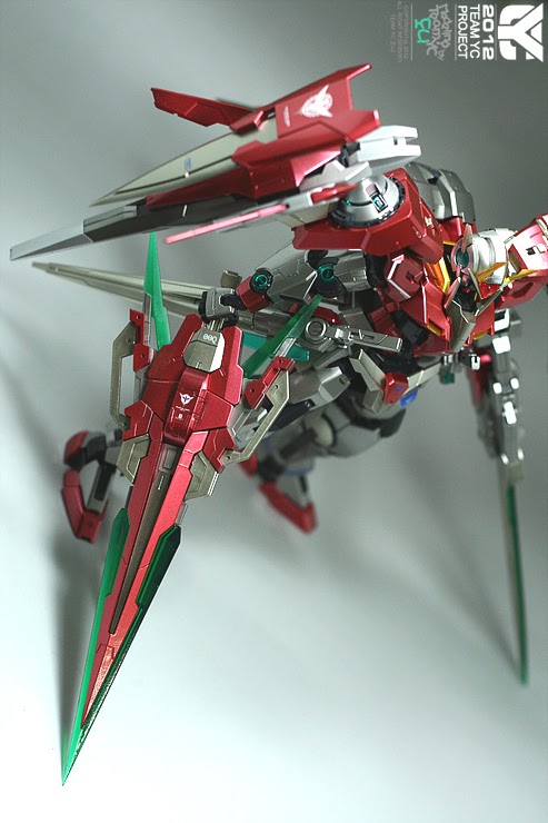 GUNDAM GUY: MG 1/100 00 Raiser - Custom Metallic Painted Build