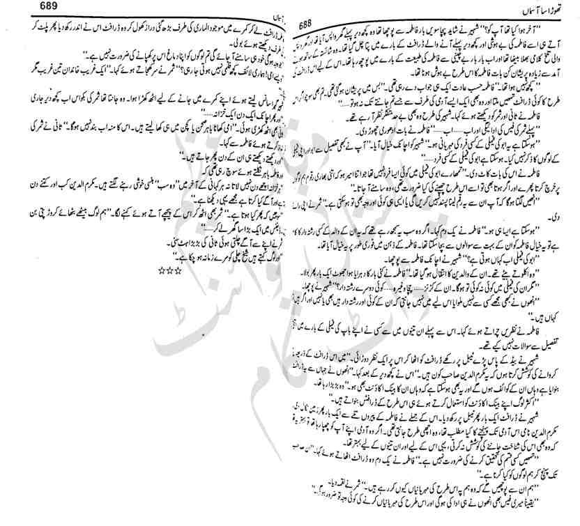 Kutab Library: Thora sa asman by Umaira Ahmed Part 3 Online Reading.