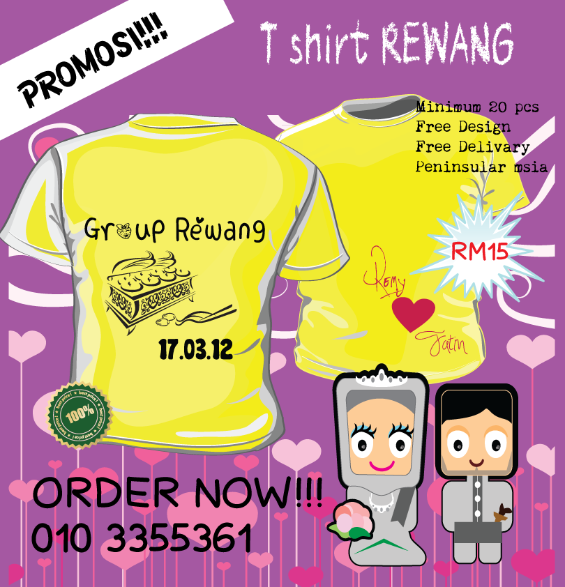 Promosi Cetakan Tshirt Rewang ~ Digital n Offsett Superb Printing Services