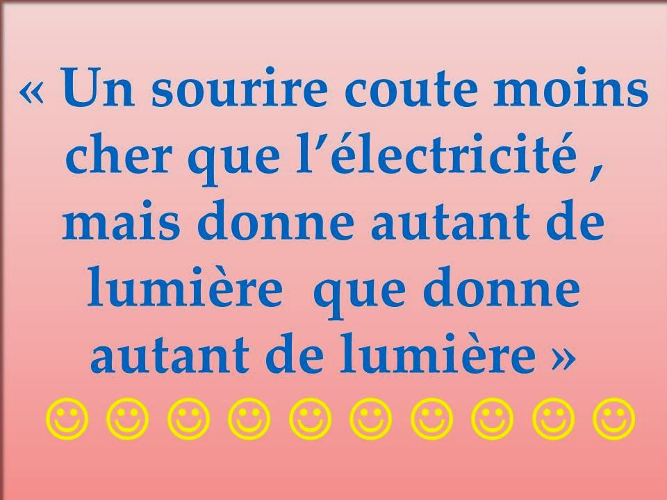 la vie est belle الحياة جميلة: Un sourire ne coûte rien, mais il ...