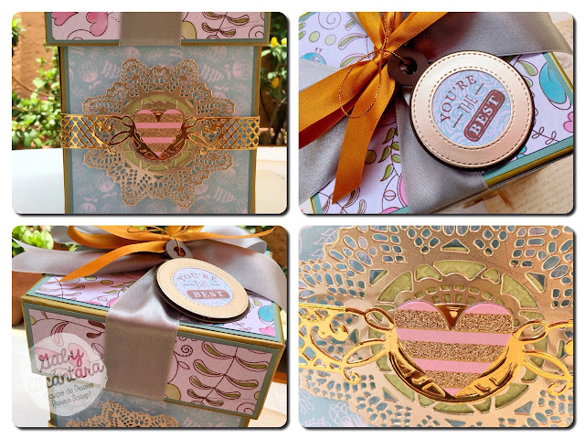 Piensa Scrap: RETO MAYO! Explosion Box Mini Álbum!!