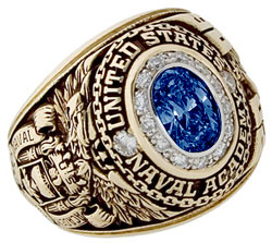 The Mil & Aero Blog: A Naval Academy class ring gives mute testimony to ...