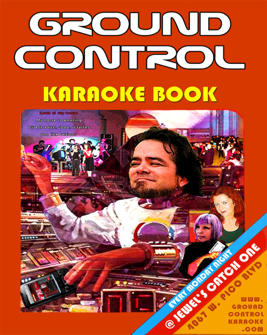 The Howard Hallis Blog: Ground Control Karaoke Book 3D Lenticular Cover #1