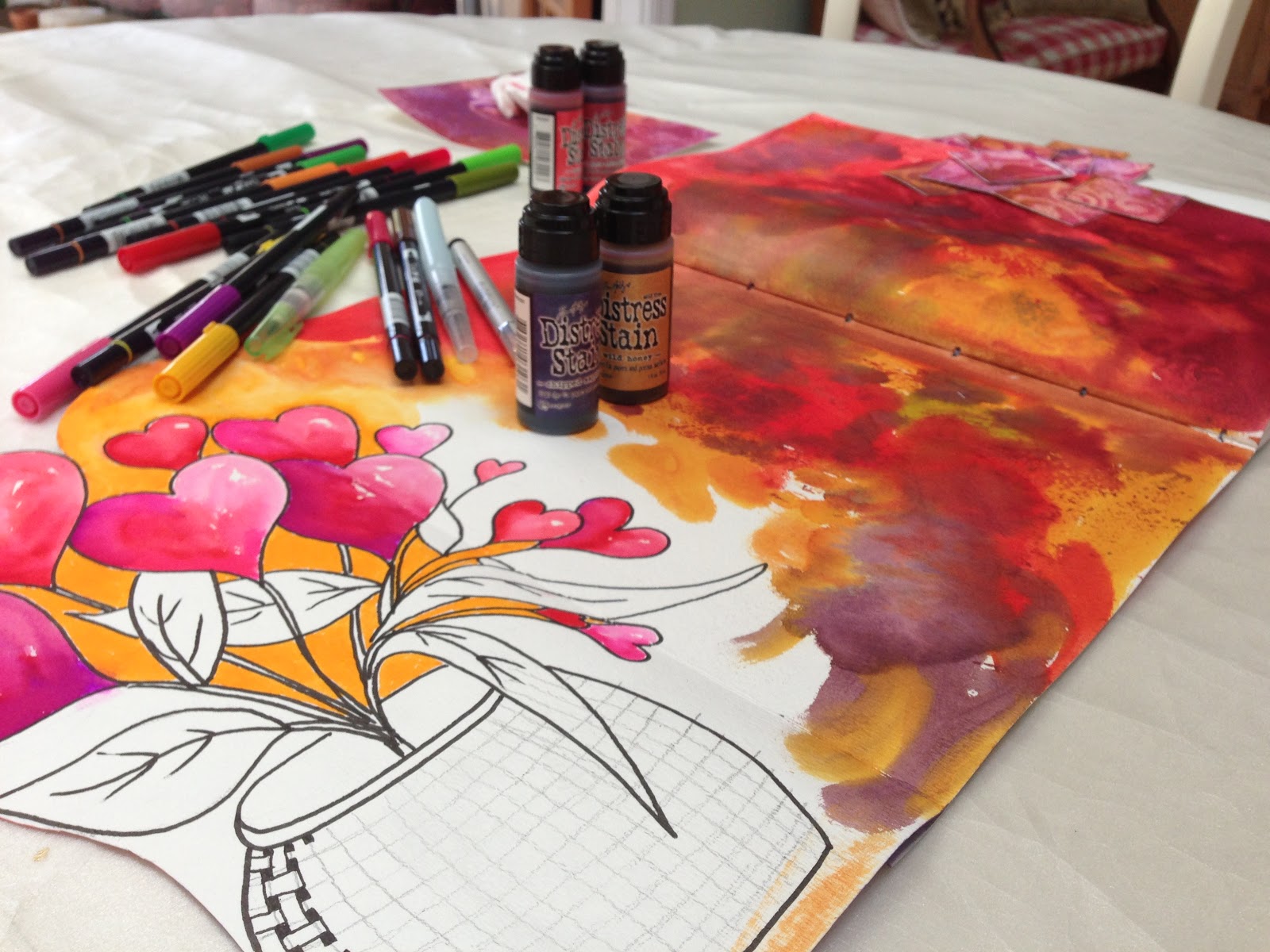 Playing With Paint: FEBRUARY CALENDAR PAGE