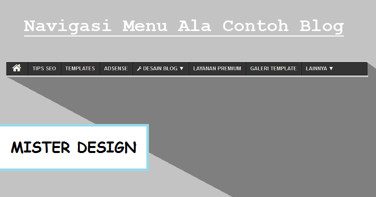 Membuat Navigasi Menu Responsive Ala Contoh Blog - MASPRI BLOG Membuat Navigasi Menu Responsive Ala Contoh Blog - MASPRI BLOG