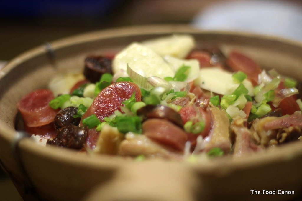 Chinese New Year Recipes: Waxed Meat Claypot Rice (Lap Mei Fun) - The ...