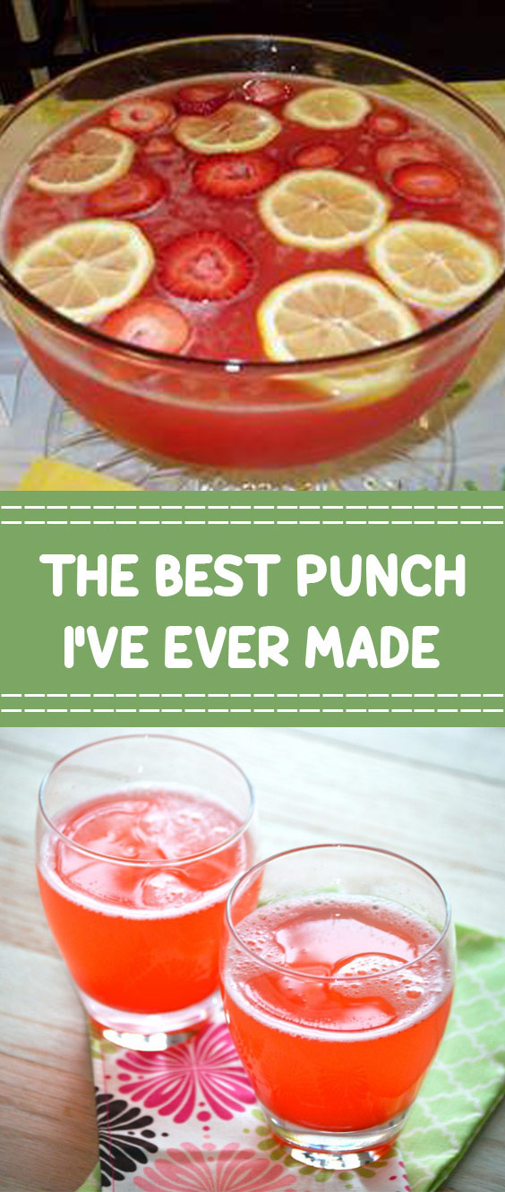 The Best Punch I've Ever Made #punchrecipes #drinkrecipes - Id-newstimes