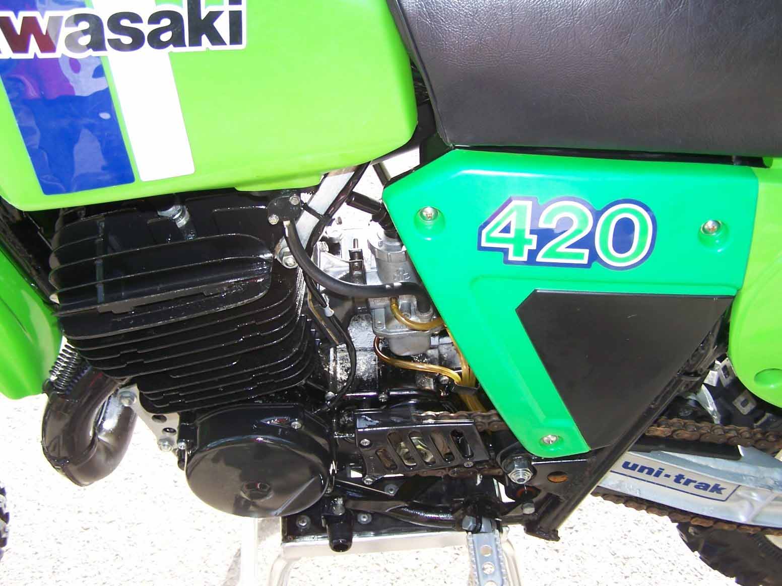NOS and Nearly New Vehicles: NOS - Kawasaki 1981 KX420 A2