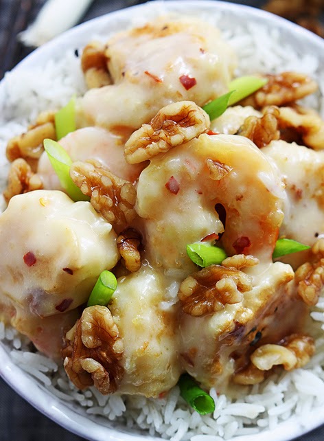 Honey Walnut Chicken and Shrimp Recipe