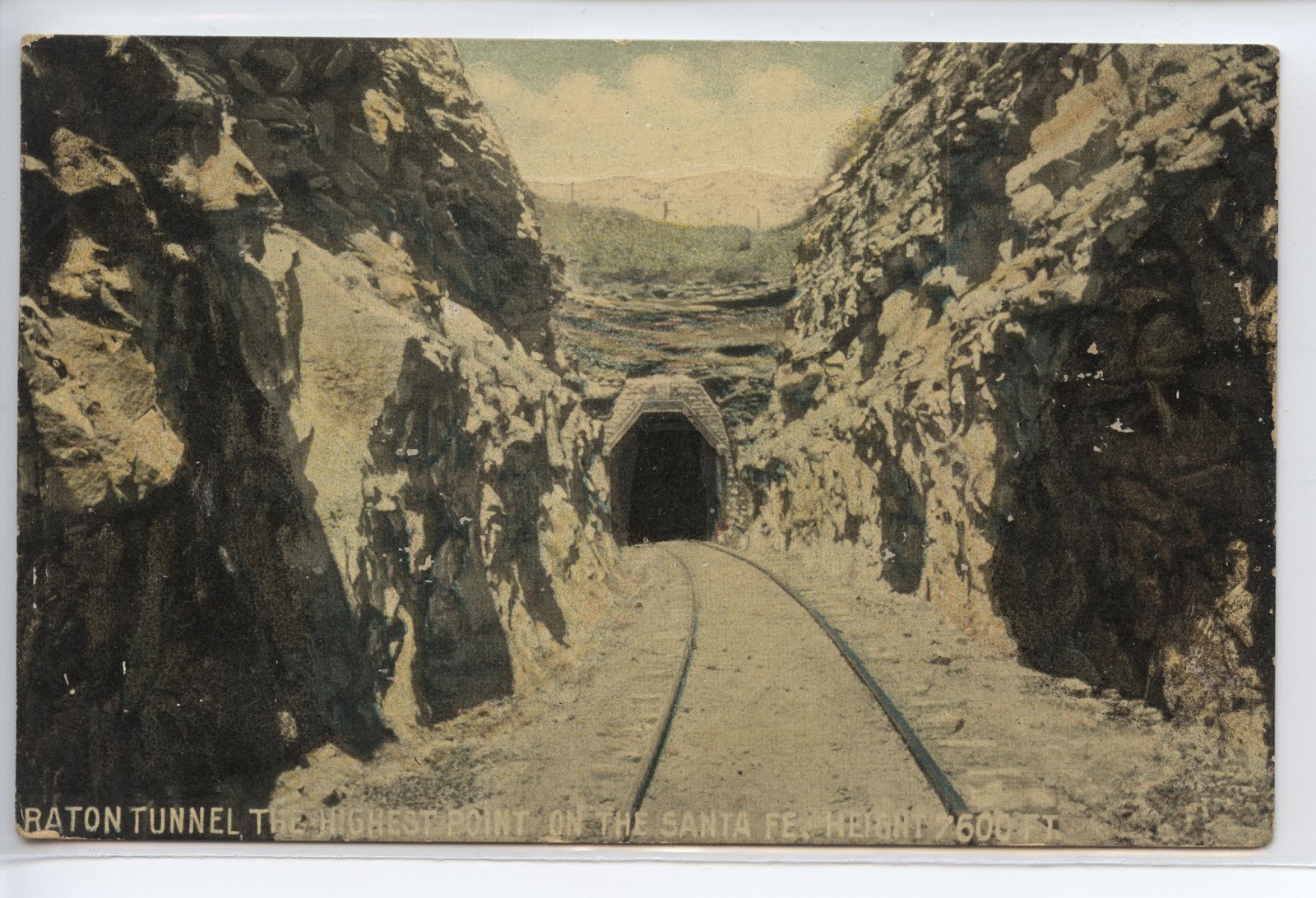 About My Trains: Raton Pass on the Santa Fe Railway