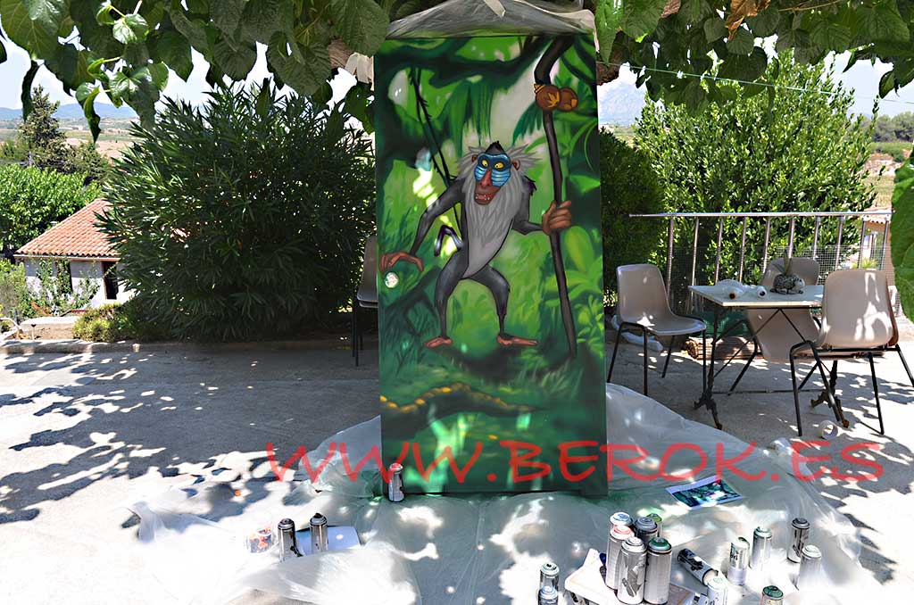 Mural infantil Rey león Hakuna Matata