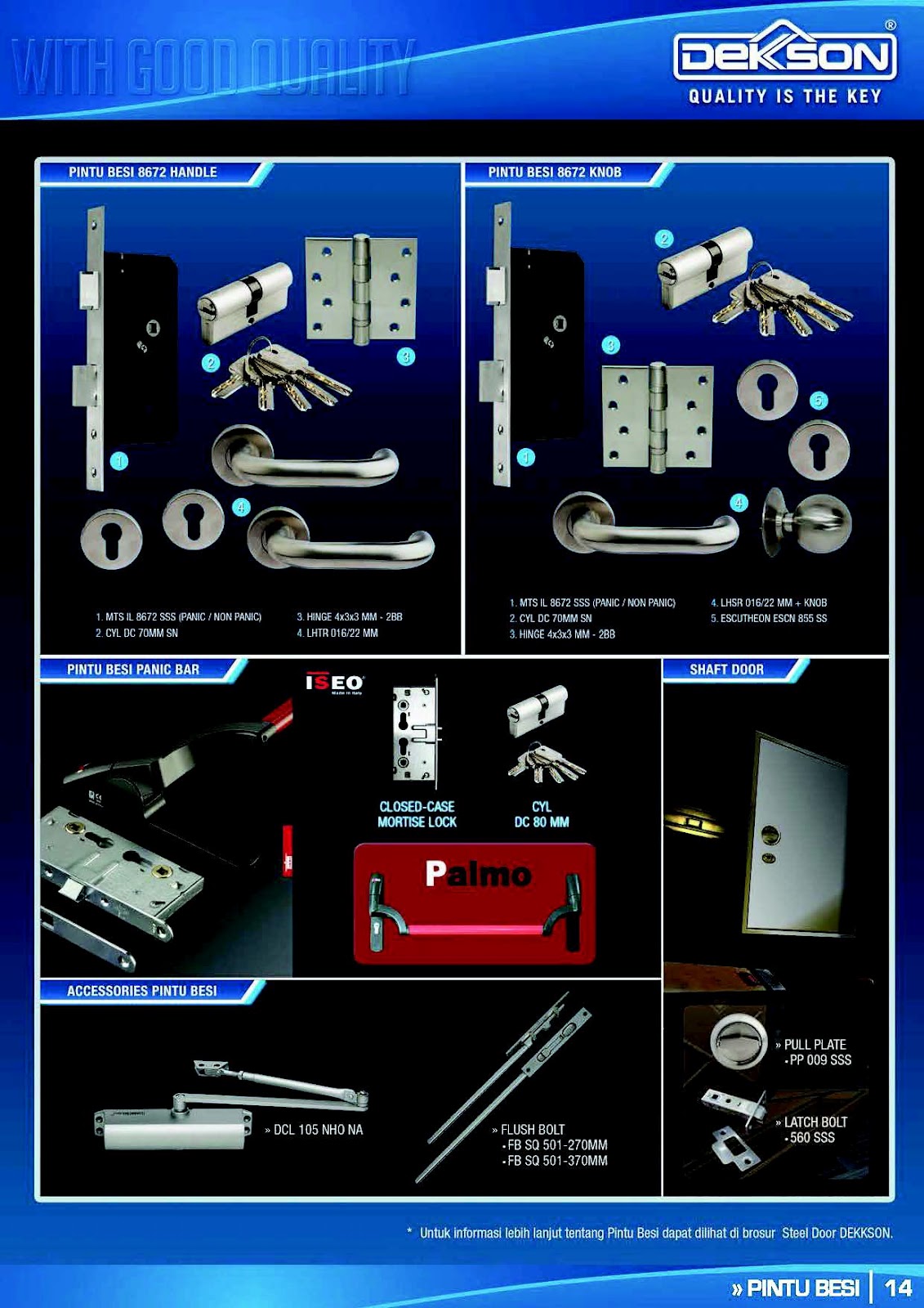 Hardware Pintu dan Jendela : DEKSON (2) - [Suplier-Material] Pemasuk ...