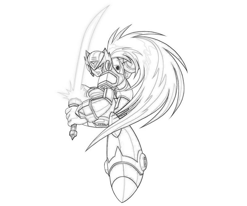 Megaman Zero Pages Coloring Pages