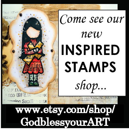 Queen Bee's Musings: Embossed Inspired Stamps Card