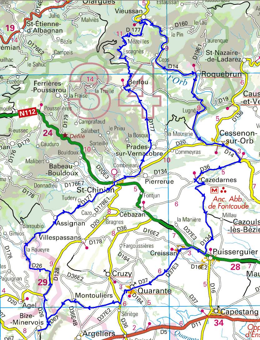 Chez Georges: BIZE BERLOU VIEUSSAN