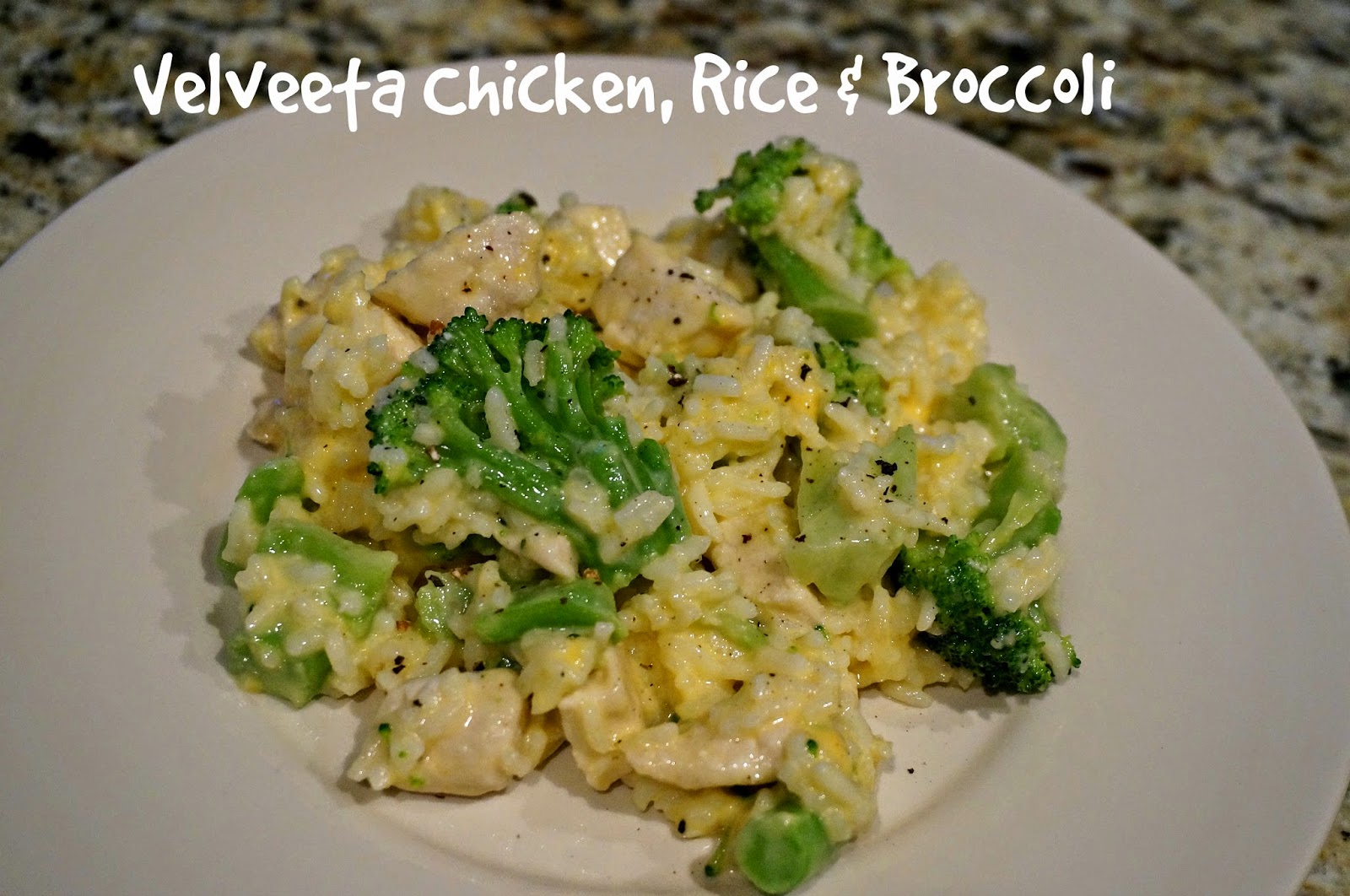 A Pinch of Chaos: Veleeta Chicken, Rice & Broccoli
