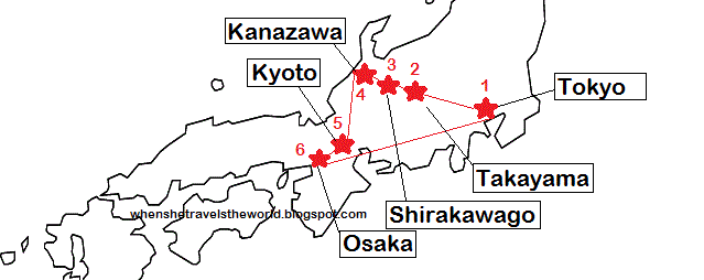 Japan's golden route - tour to the world heritage sites (8D7N itinerary ...