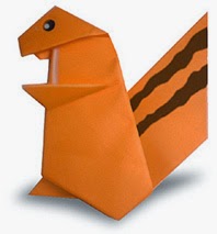Squirrel - Easy Origami instructions For Kids