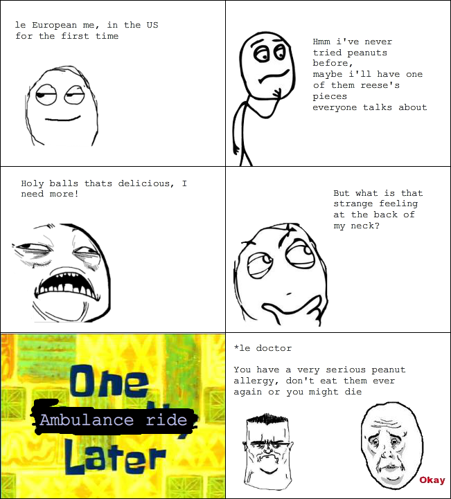 American food rage (first) | Rage Guy Comics