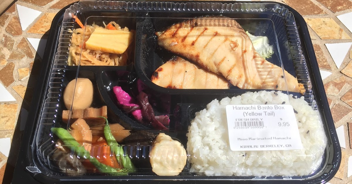 Japanese Foodie: Salmon and Hamachi Bento at Kirala 2, Berkeley USA