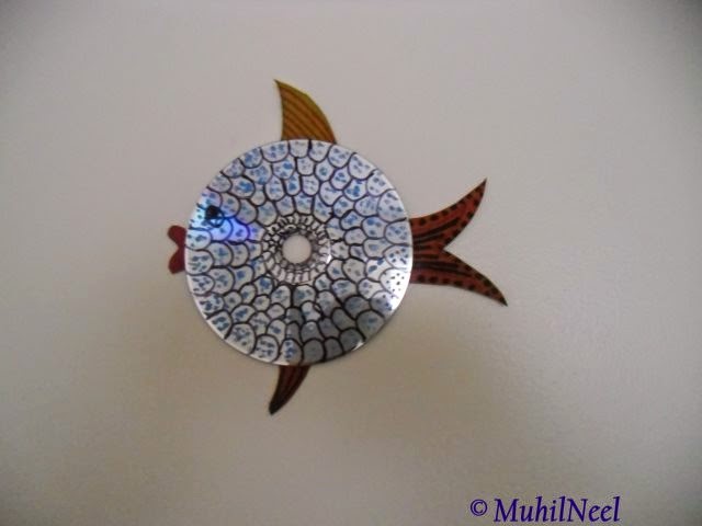 Fish - Recycled CD Craft