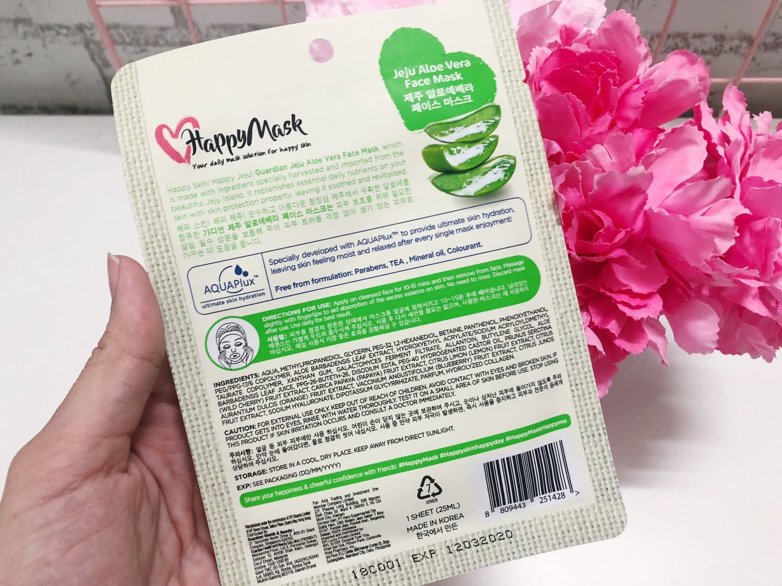 Happy Mask Jeju Face Mask Review ~ IMAN ABDUL RAHIM