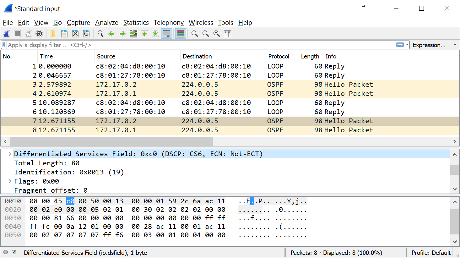 Libreria Personal para Networking: Calidad de Servicio QoS sobre redes WAN